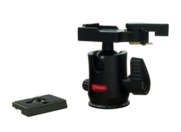 STRADA CF305/CF405 Ballhead with Quick Release Plate - STRADA Easel